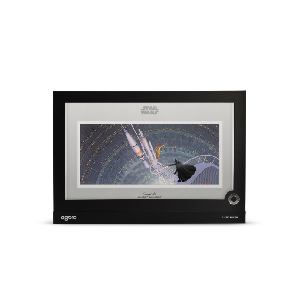 Buy Star Wars™ Concept Art - Lightsaber™ Duel on Gantry by Star Wars ...